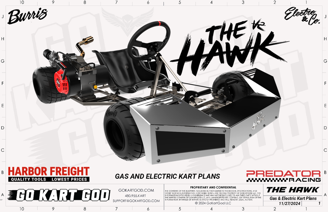 Hawk V2 Kart Plans – GoKartGod