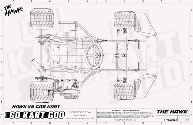 Hawk V2 Kart Plans – GoKartGod