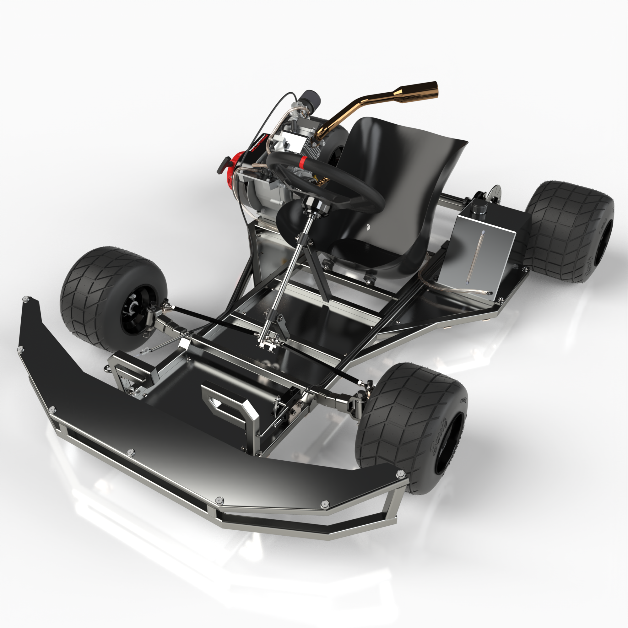 Racing Go Kart Frame Blueprints